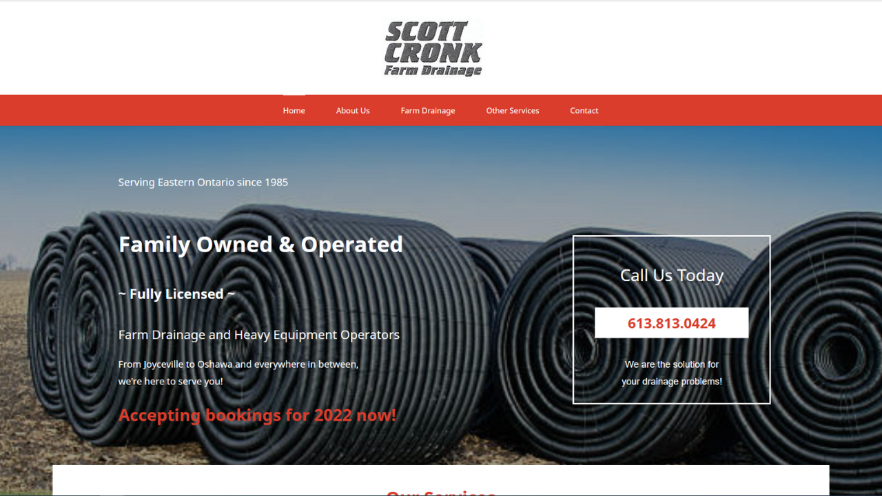 Scott Cronk Farm Drainage | C3 Solutions