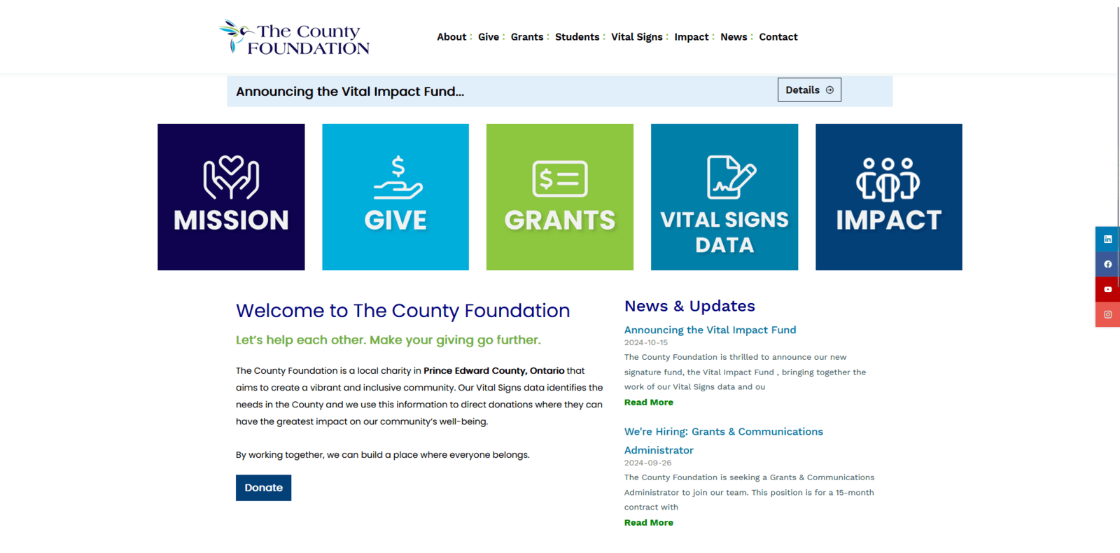 The County Foundation | C3 Solutions